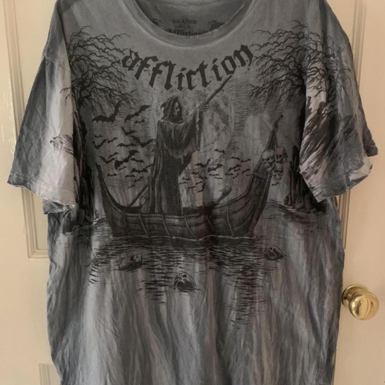 grail affliction shirt. very sought after design,... | Depop