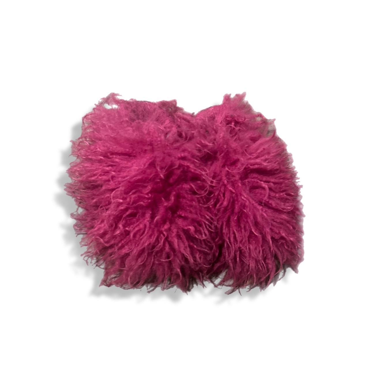 Hot pink fuzzy slippies #y2k 7.5-8 in women’s | Depop