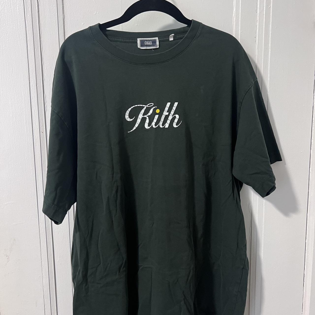 Kith Men's Green T-shirt | Depop