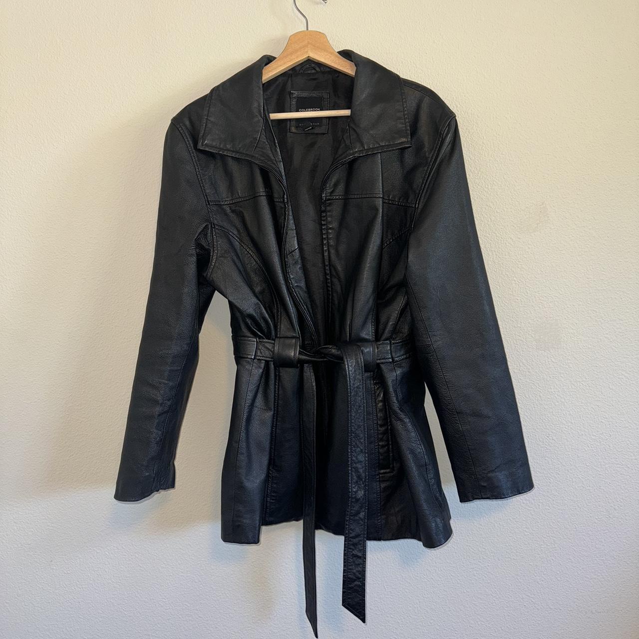 Colebrook & Co. outerwear genuine leather jacket... - Depop