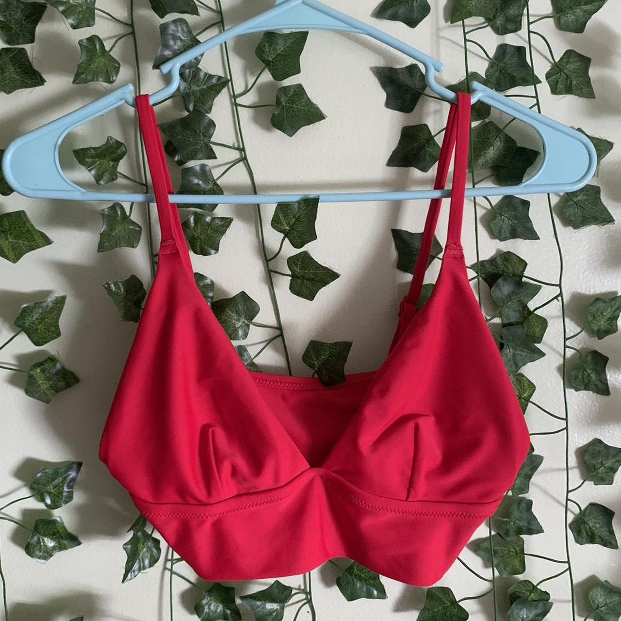 Aerie Small Red Triangle Swim Top Depop Summer Depop