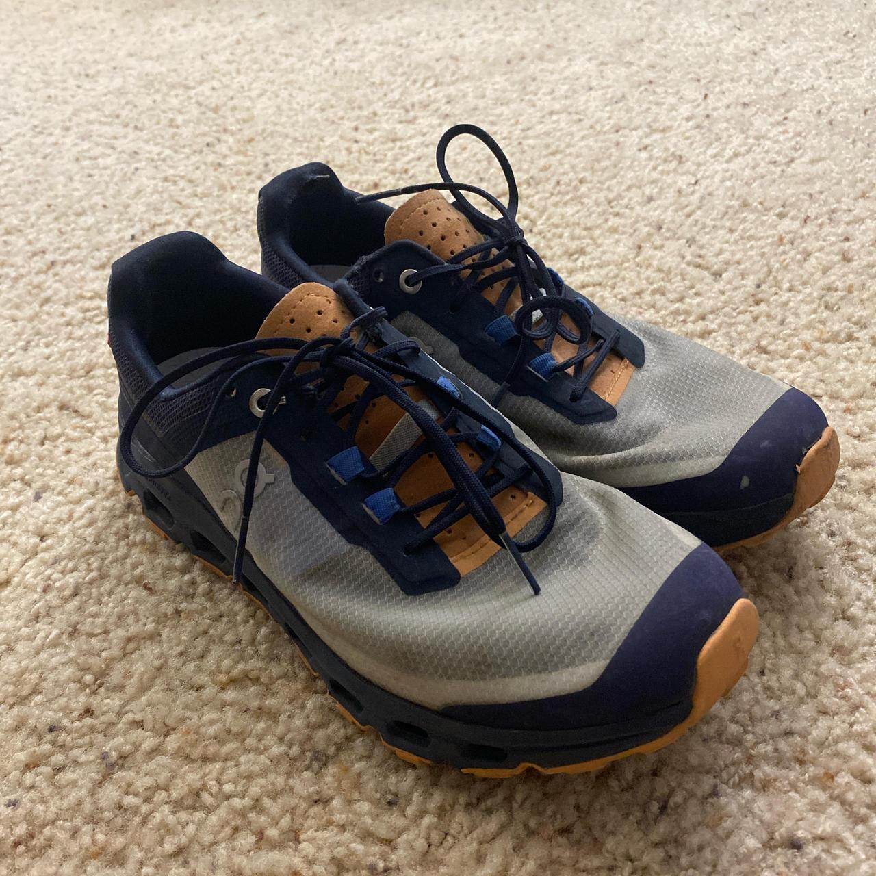 On Cloud Helion running shoes —grey, navy, and... | Depop