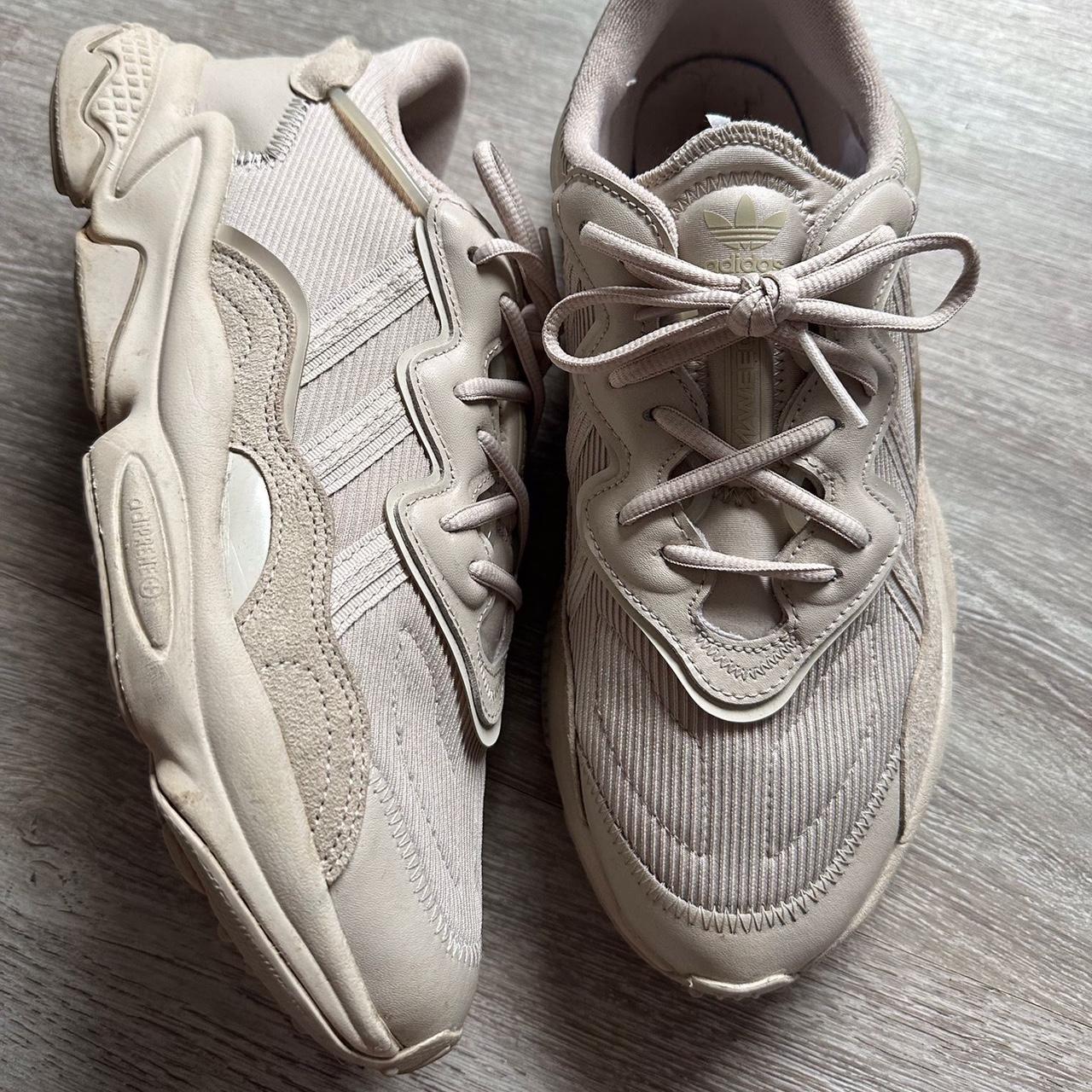 Ozweego Tan Adidas Trainers Worn a couple times -... - Depop