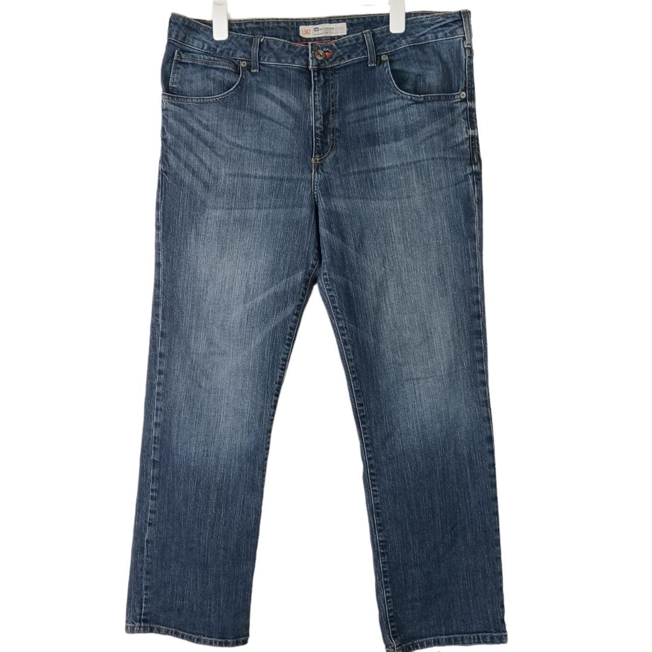 Lee Mens Modern Series Straight Leg Jeans L342 Blue... | Depop