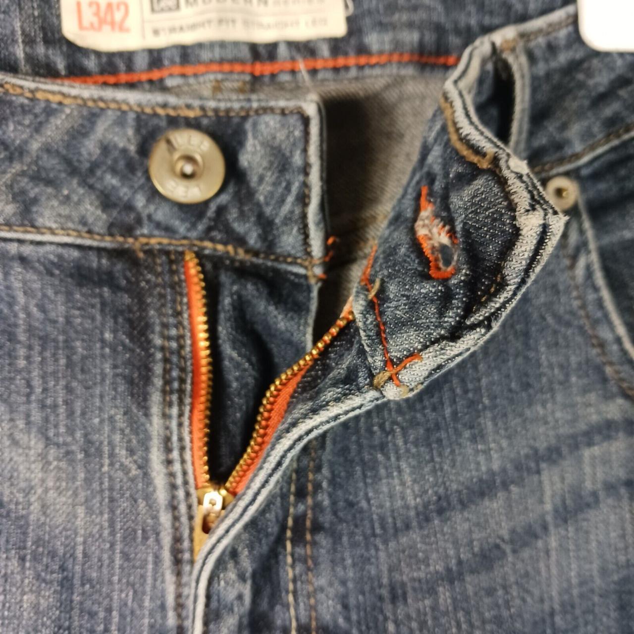 Lee Mens Modern Series Straight Leg Jeans L342 Blue... | Depop