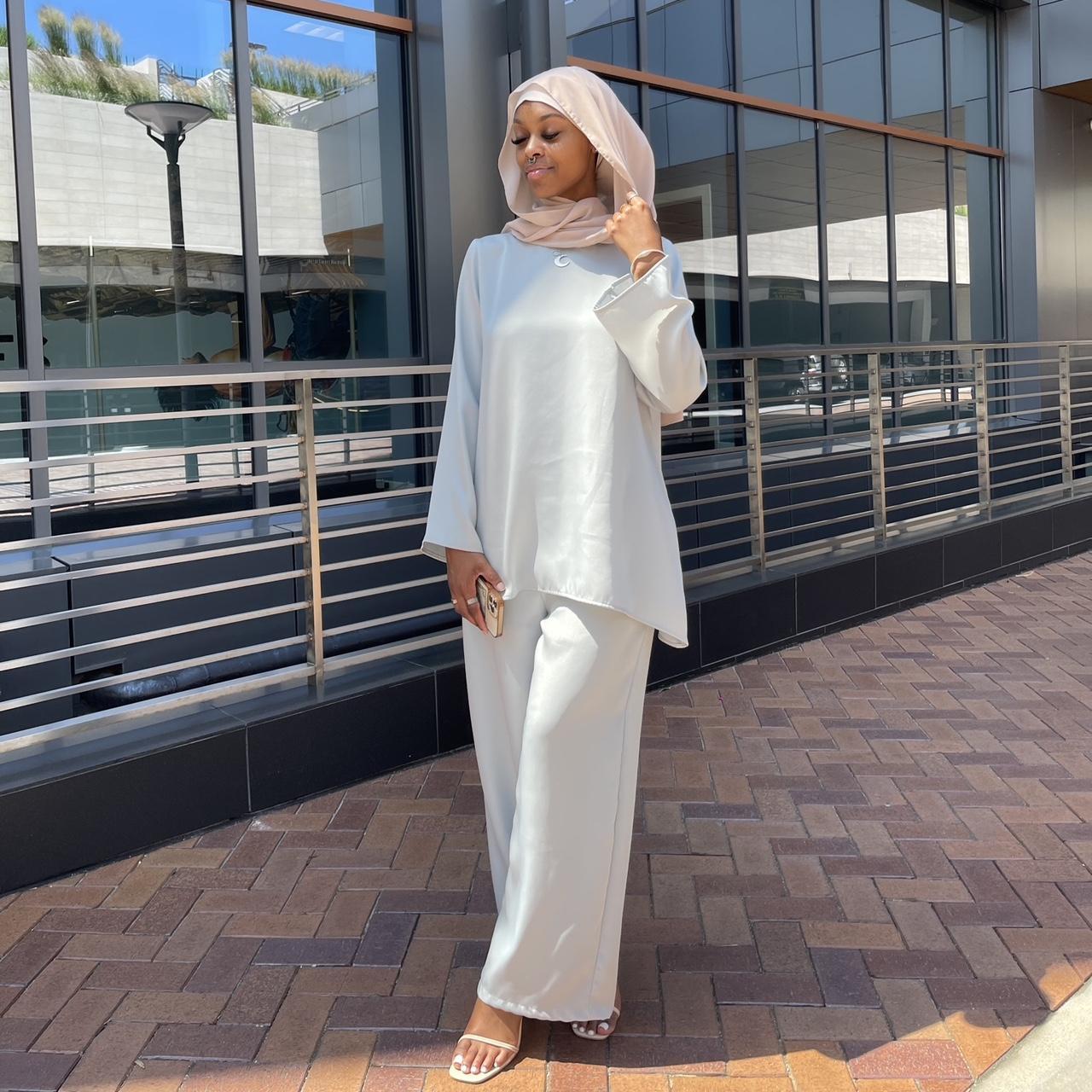 Veiled collection light blue pants set🤍 I got sent... - Depop