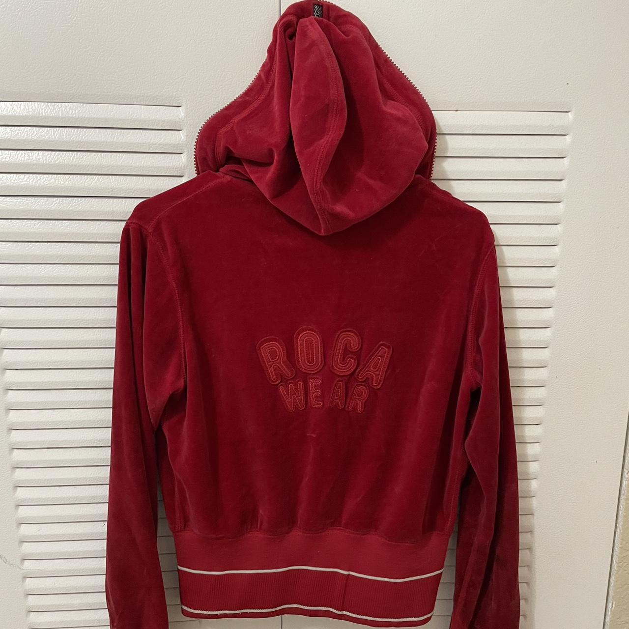 red velvet y2k rocawear sweater size medium - Depop