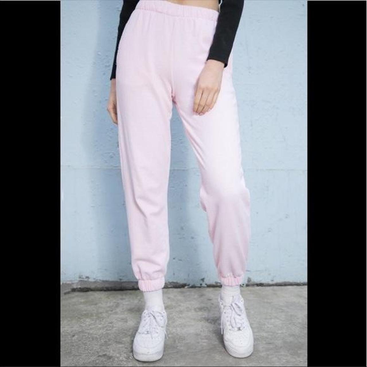 Light pink brandy Melville Rosa sweatpants Perfect... - Depop