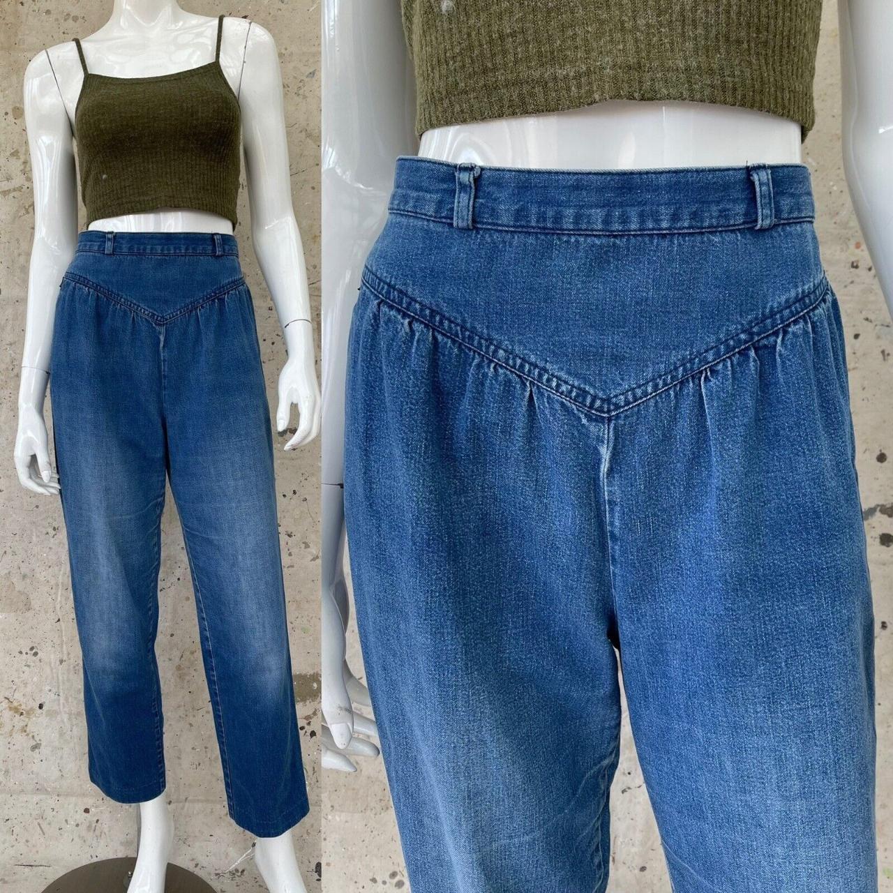 Vintage 80’s Sasson Mom Jeans High Waist Back Zip,... - Depop