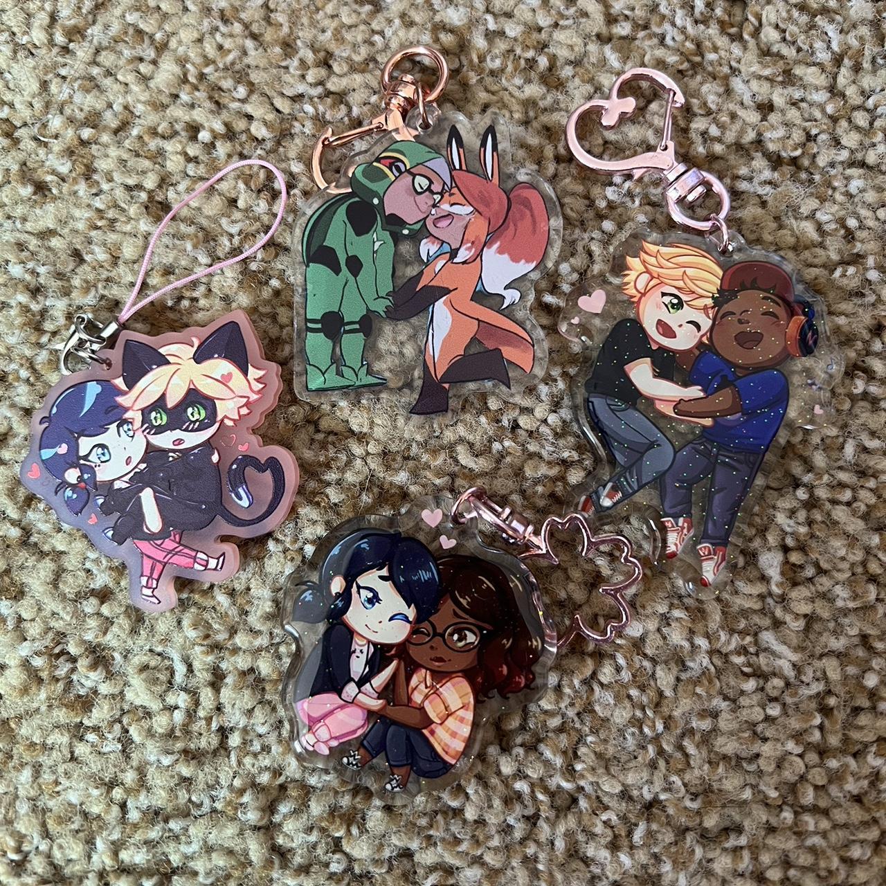 Miraculous Ladybug Keychain Bundle all brand new -... - Depop