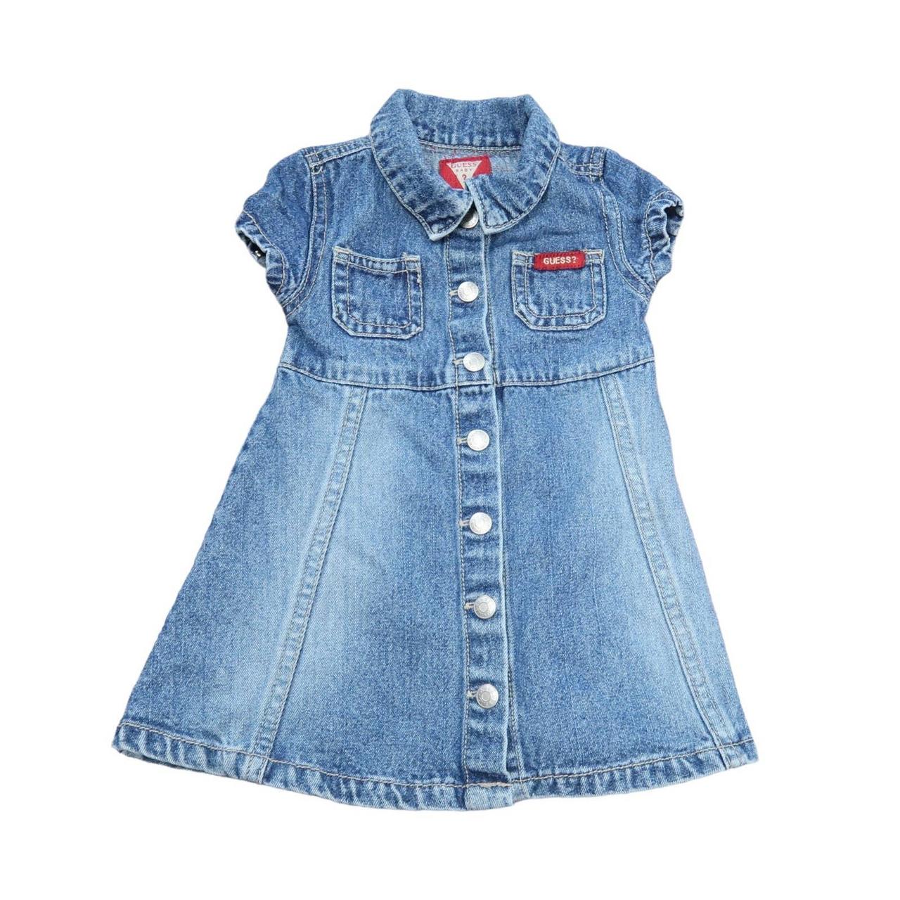 Guess Blue and Navy Dress | Depop