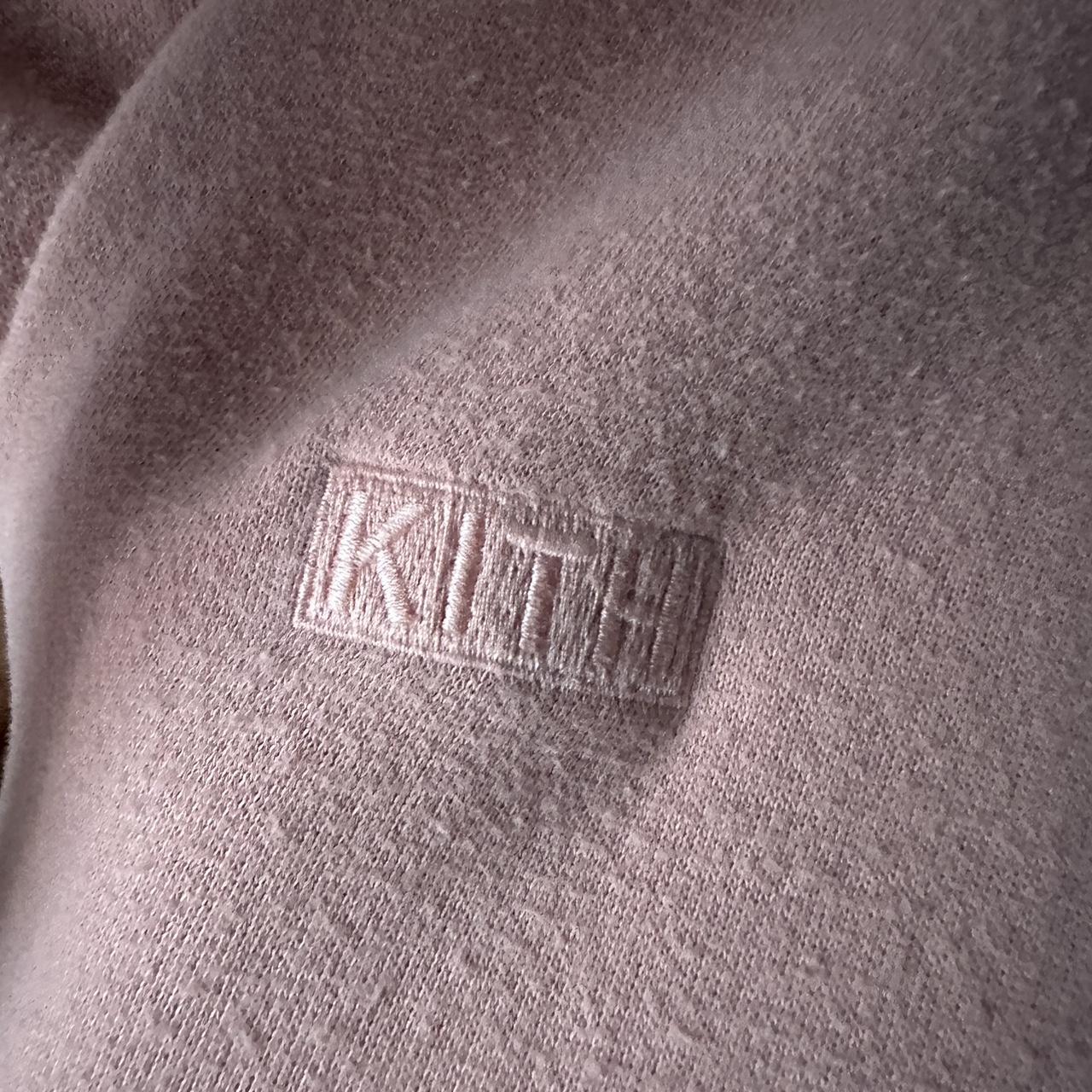 Kith fall/winter 2016 Pink hoodie with small... - Depop