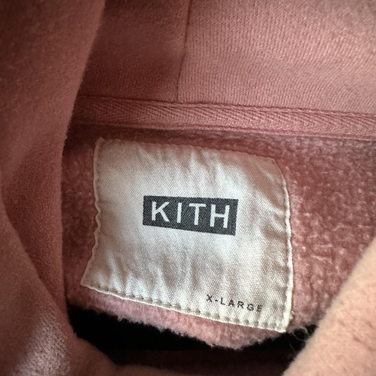 Kith fall/winter 2016 Pink hoodie with small... - Depop