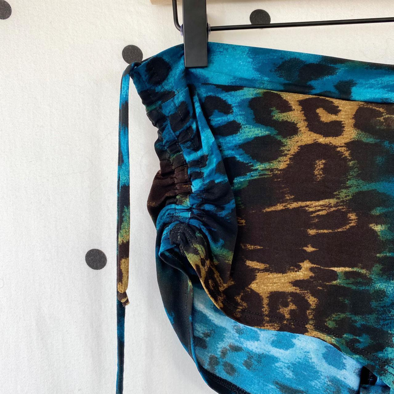 Vintage Multi Colored cheetah Print Micro... - Depop