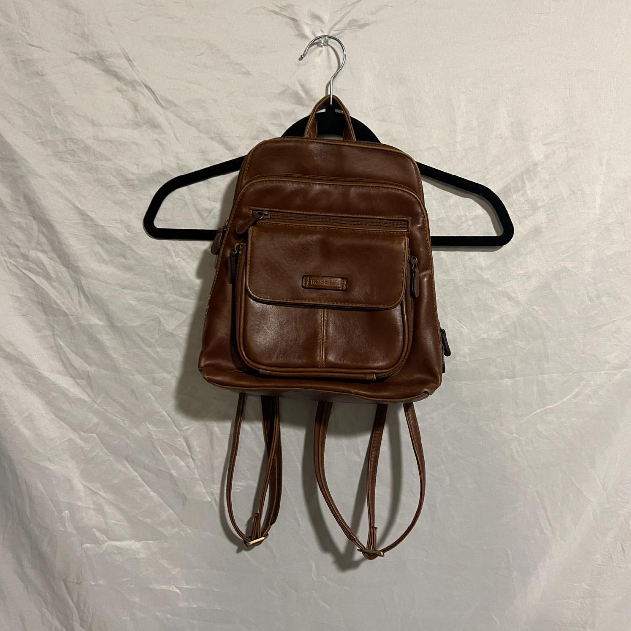 Rosetti vintage fauz leather mini backpack in great... - Depop