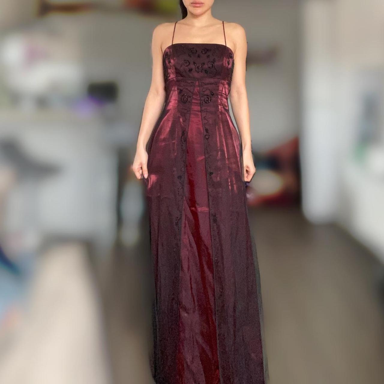 Whimsigoth Edit - Red Gothic Regency Dress🥀 ... - Depop