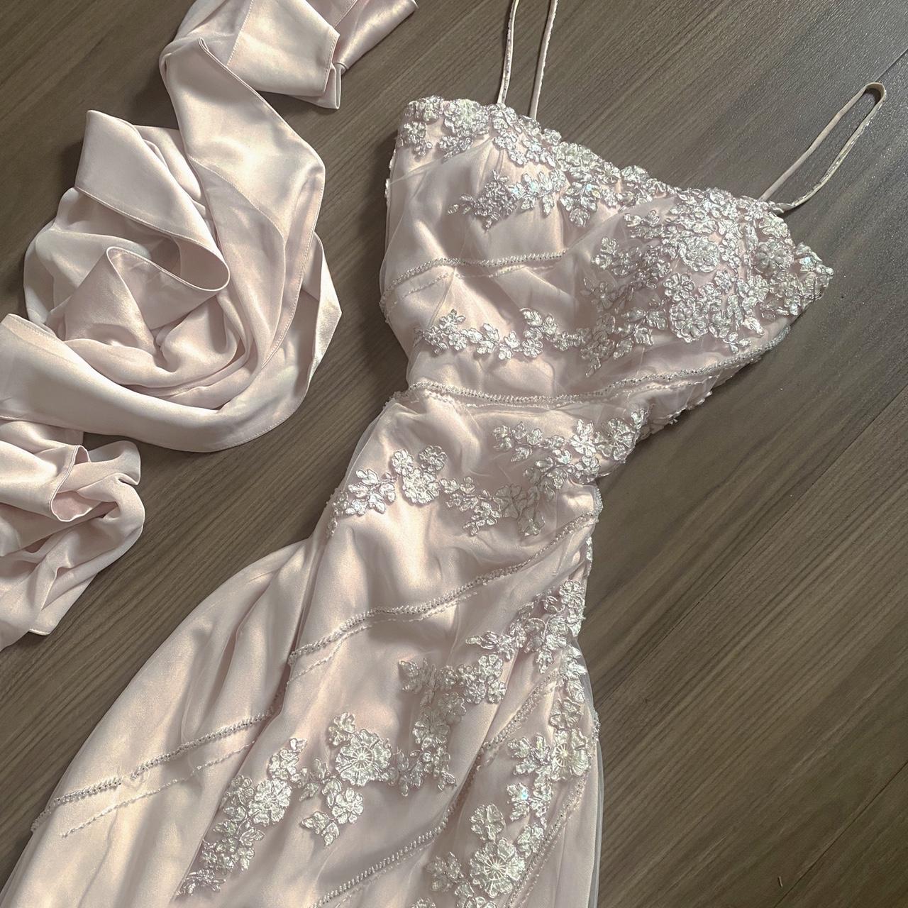 Ethereal Blush Allure stunning pale pink vintage... - Depop