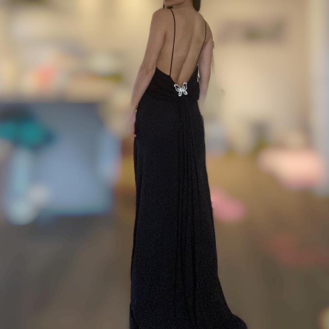 Backless Butterfly Charm 90s/early 2000s floor... - Depop