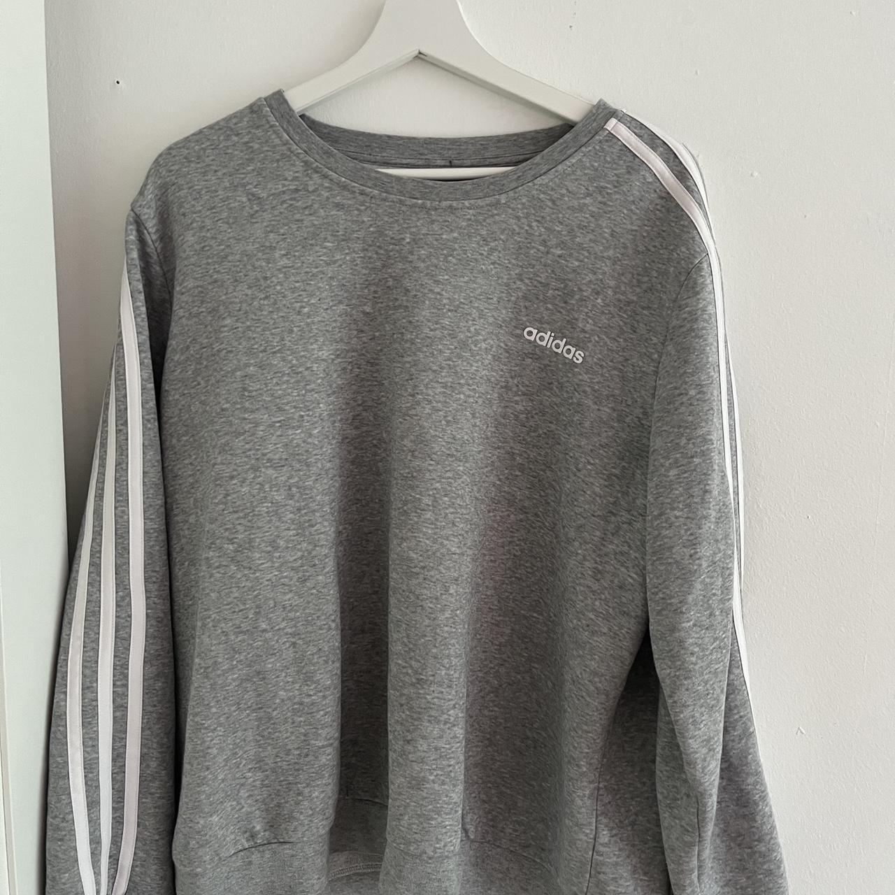 basic adidas sweater not very often worn it’s 2XL... - Depop
