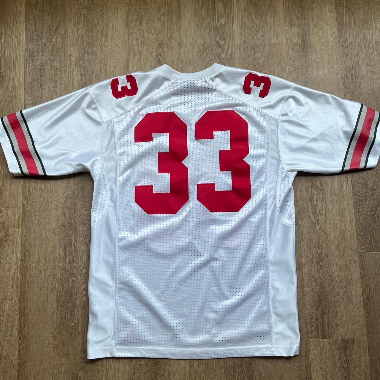 Vintage Nike Ohio State Football #33 Jersey Size... - Depop