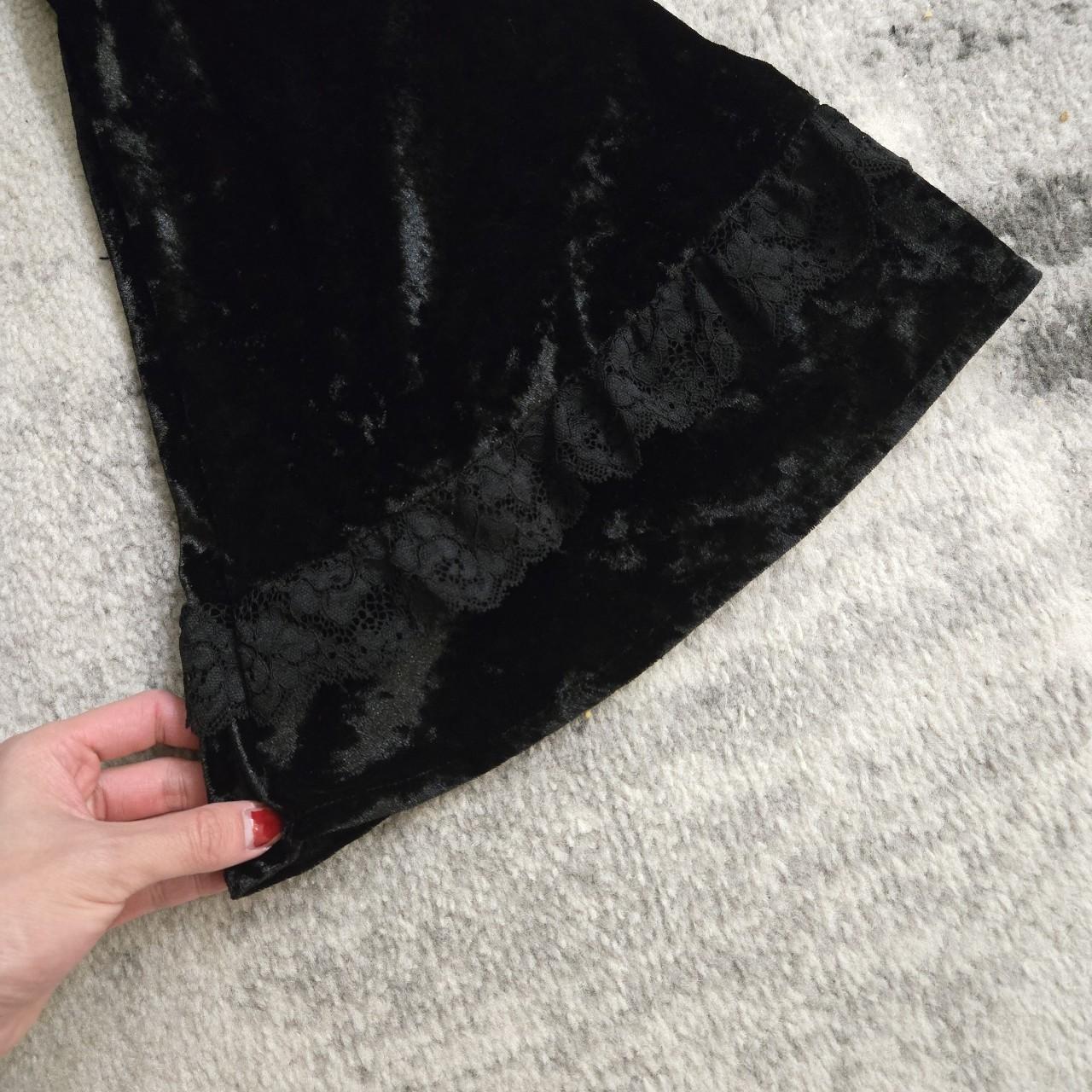 Current Mood Crazed Mystic Bell Sleeve Top Gothic... | Depop