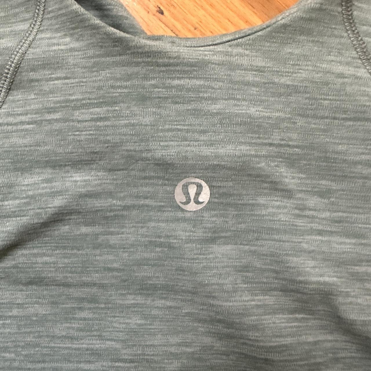 Lululemon blue hazy align tank. In perfect condition... - Depop