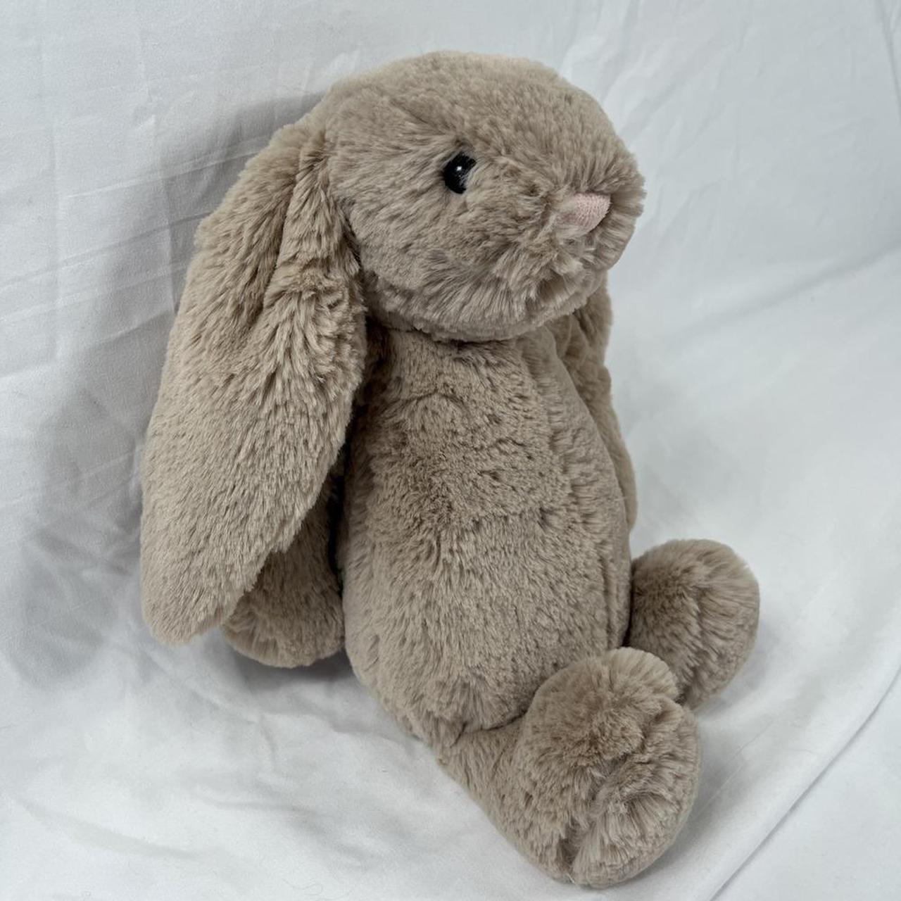 JELLYCAT BEIGE LARGE BASHFUL BUNNY RABBIT... | Depop