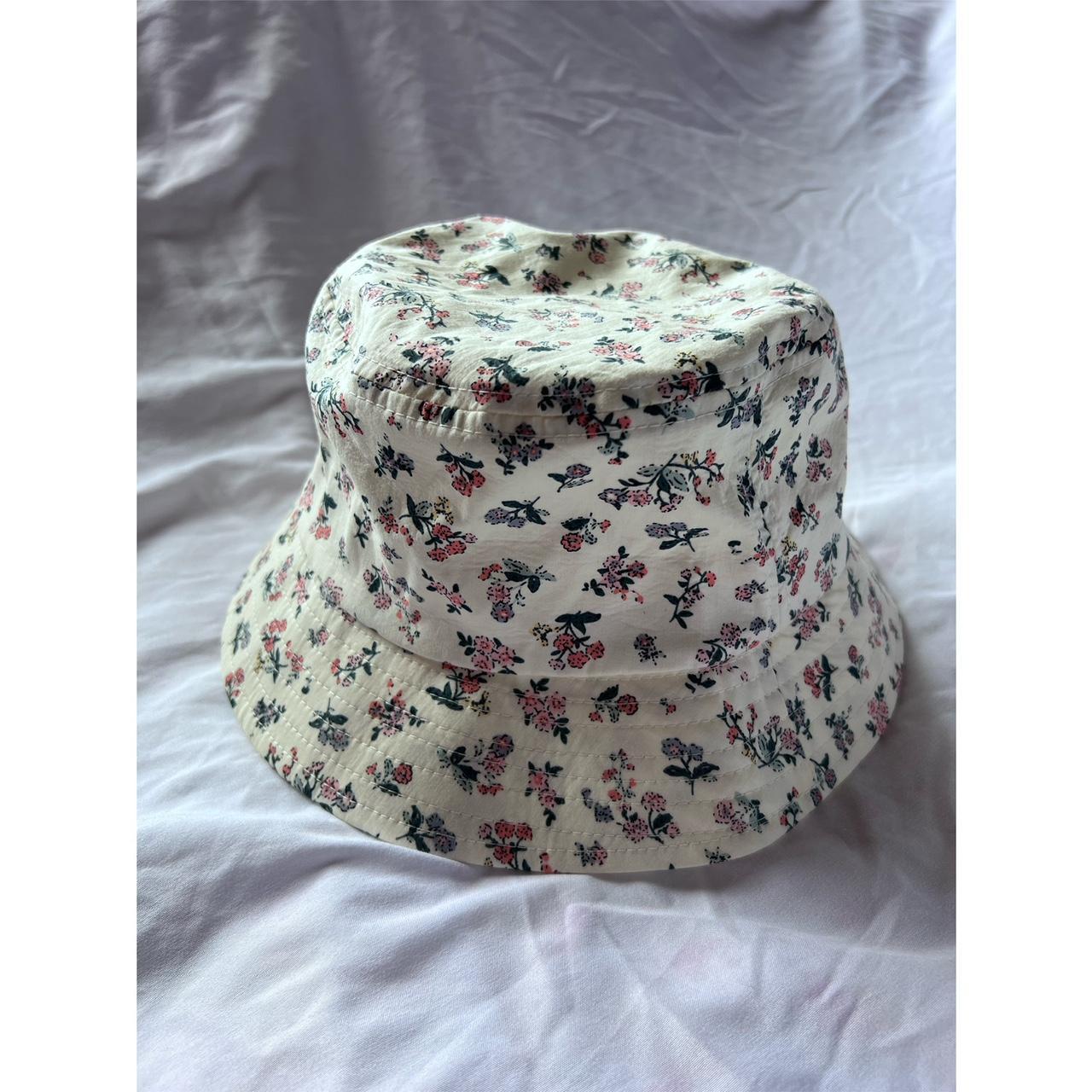 Floral Print Bucket Hat Adorable dainty floral... - Depop
