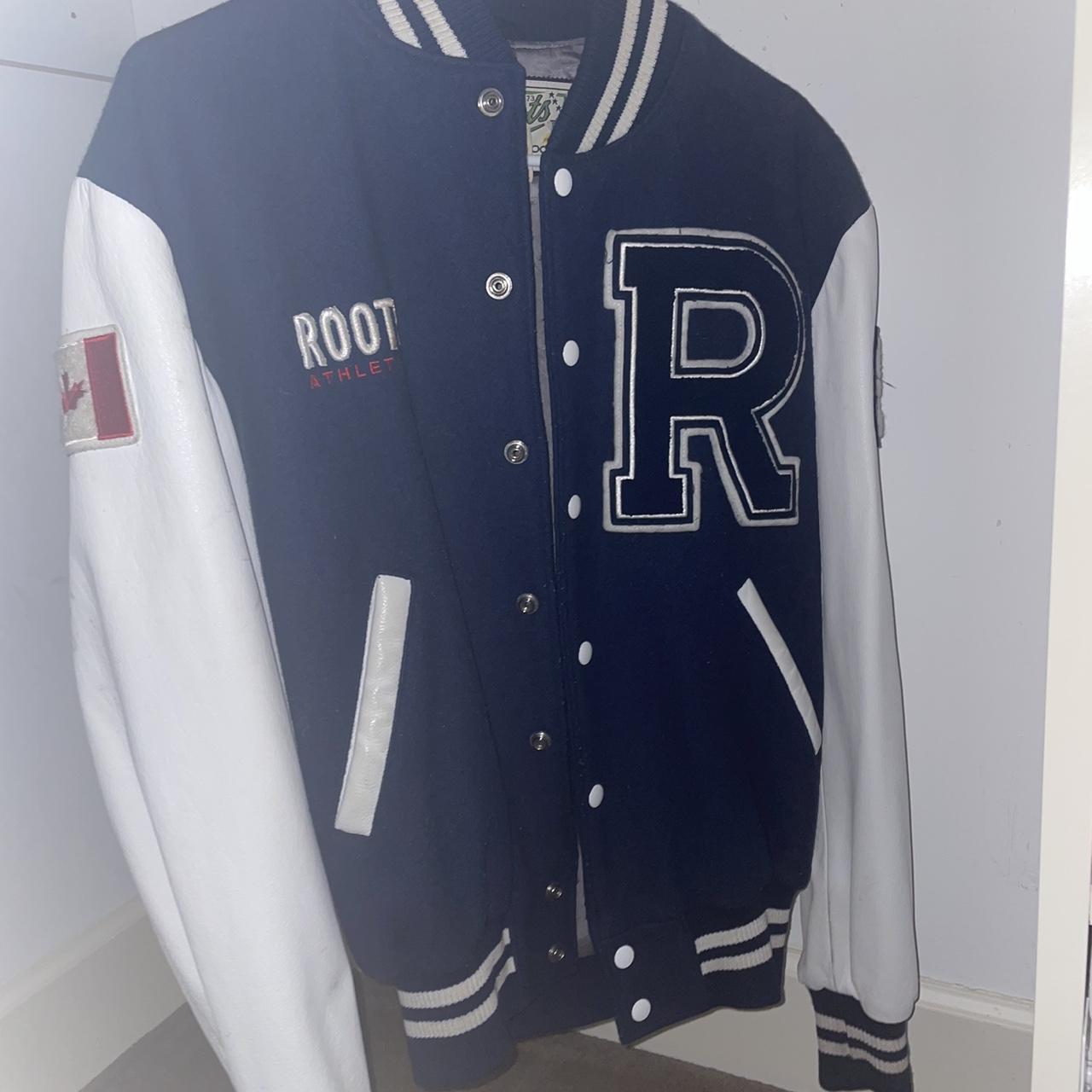 Vintage Roots Canada Varsity Unisex Jacket - Depop