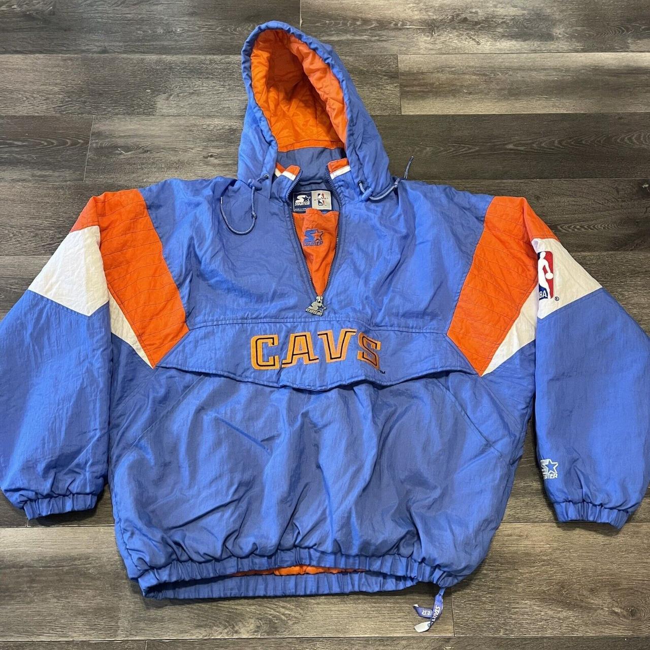 Vintage NBA Cleveland Cavaliers Cavs Starter 1/4 Zip... - Depop
