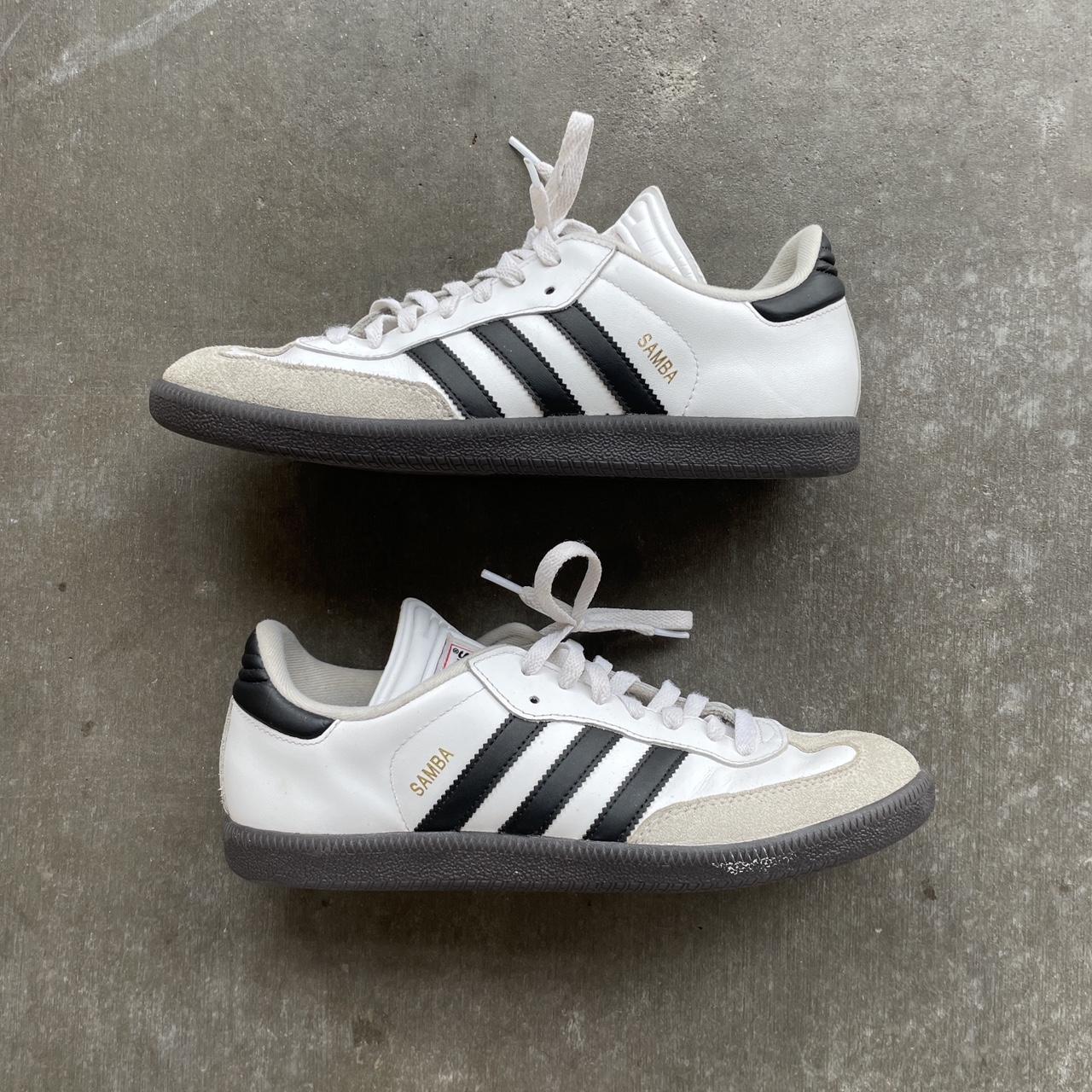 White Adidas Samba Classic Sneaker - great... - Depop
