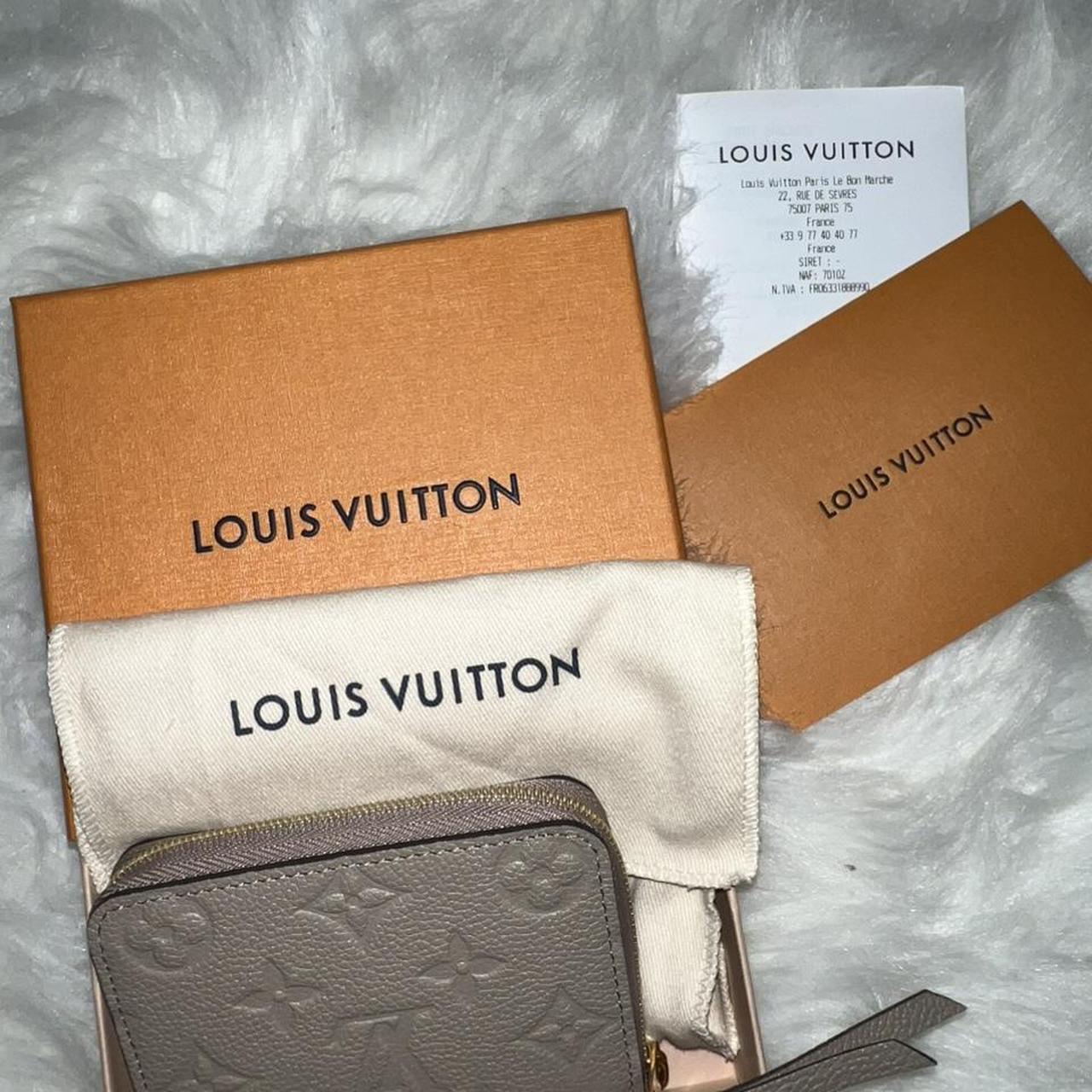 Louis Vuitton zip coin wallet. Brought in France,... - Depop