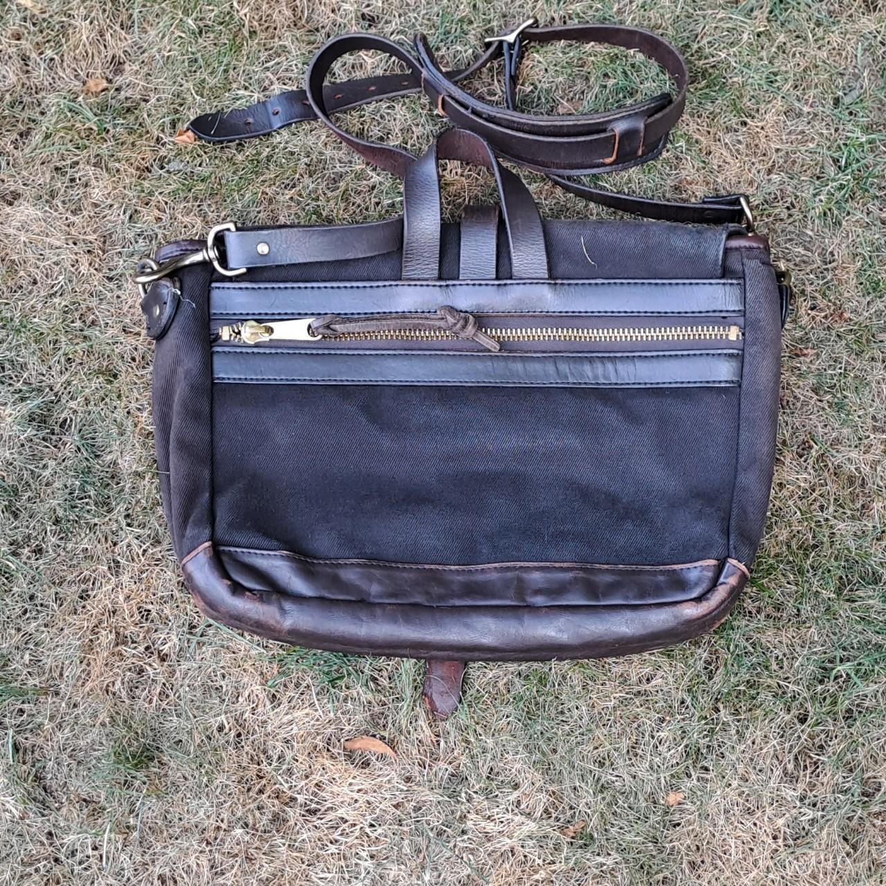 Vintage Filson Black Label twill satchel. Bag is in... - Depop