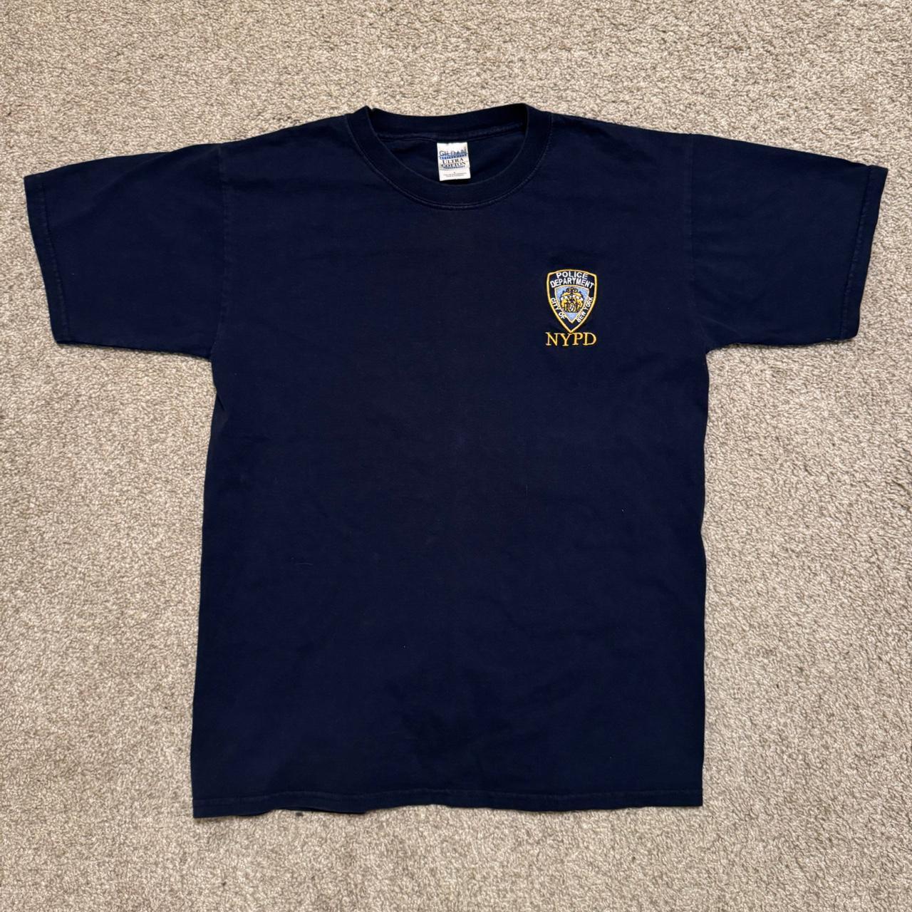 Vintage NYPD tee - Size L - New York Police shirt -... | Depop
