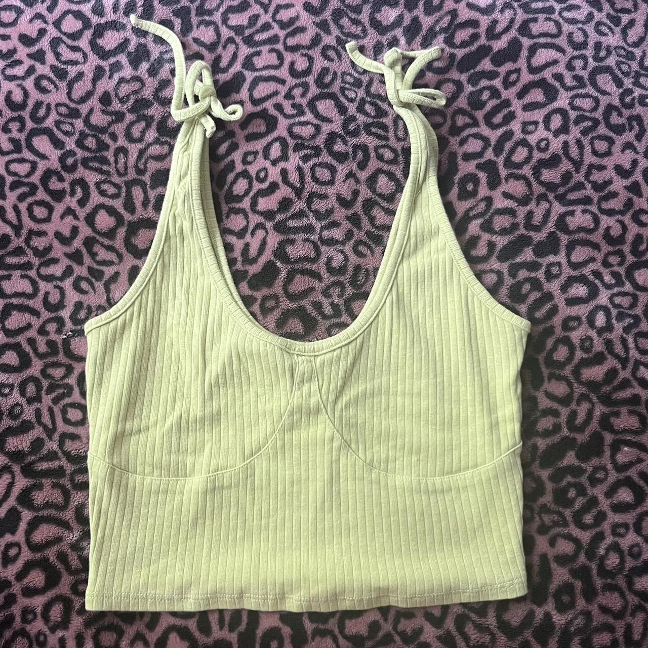 Pacsun Y2k Light Green Tank Top Great To Have For Depop