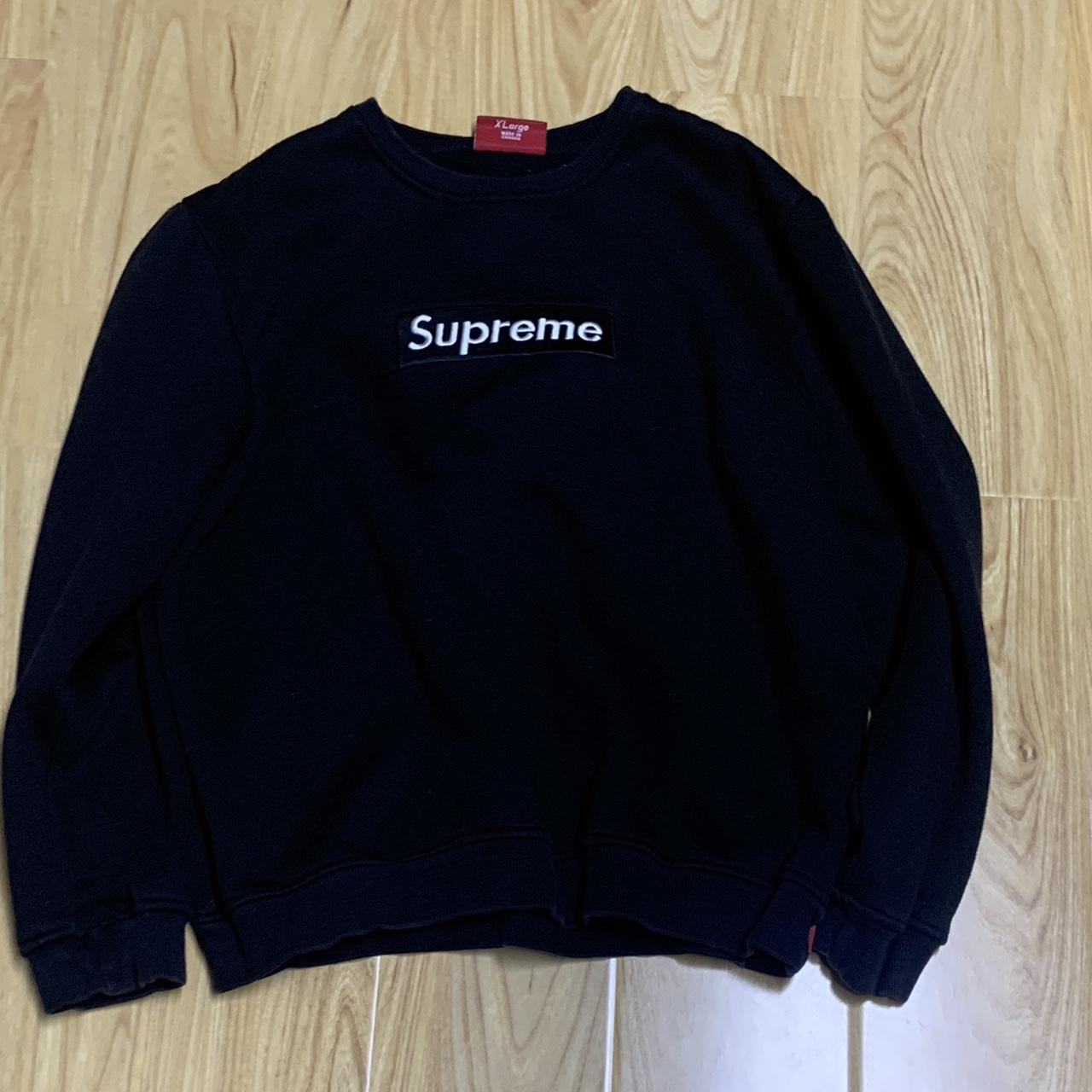 Vintage All Black Supreme Box Logo Worn this since... - Depop