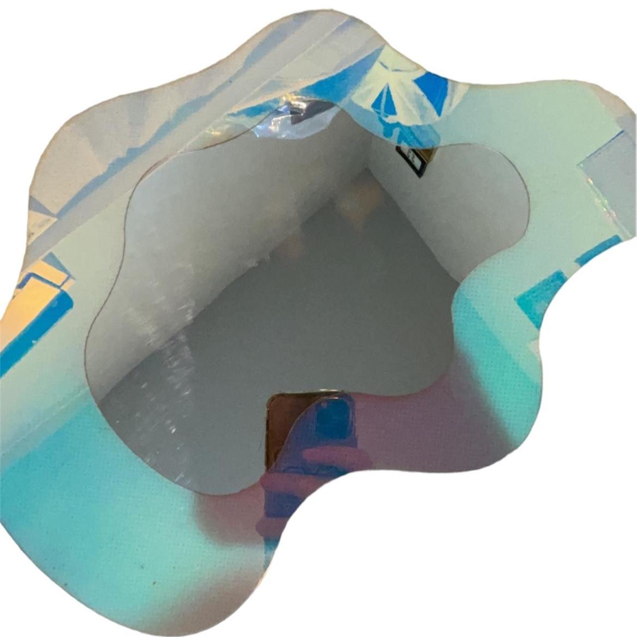 *splat* blob partially transparent multicolor... - Depop