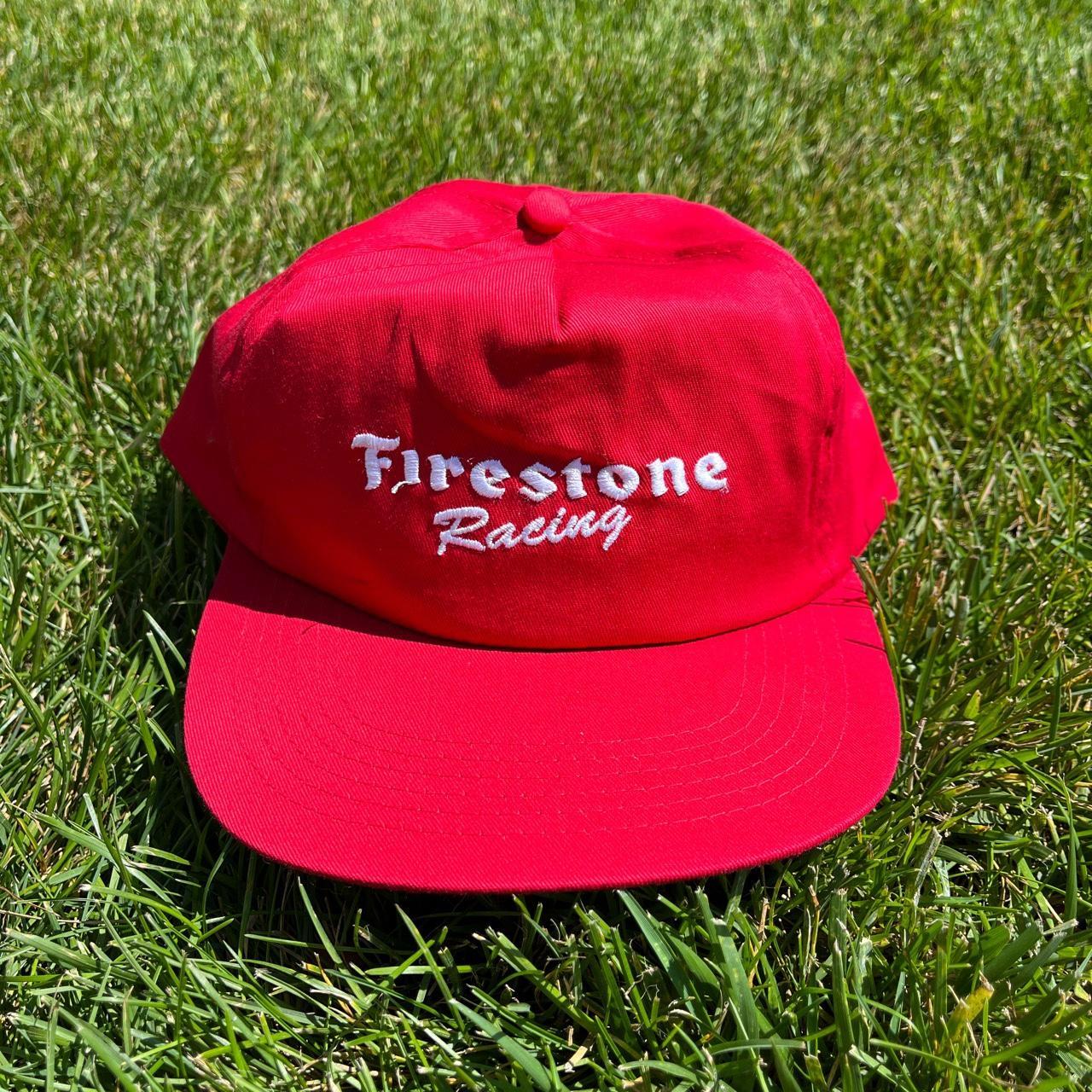Vintage 90s Firestone🔥racing SnapBack hat. - in... - Depop