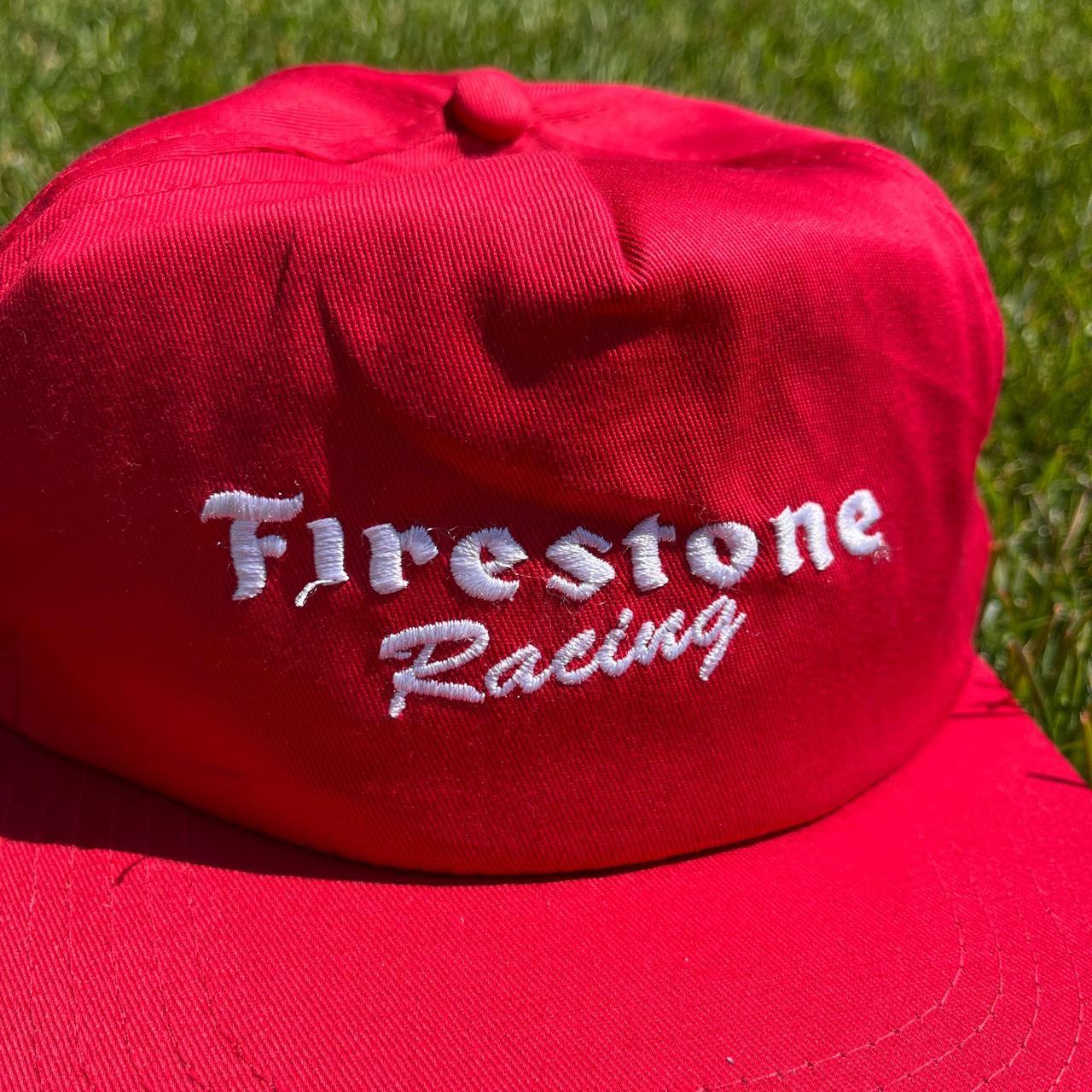 Vintage 90s Firestone🔥racing SnapBack hat. - in... - Depop
