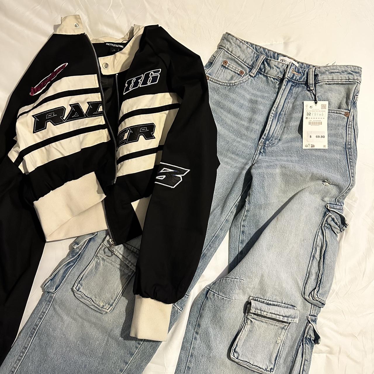 PLT racer jacket Super cute in good condition... | Depop
