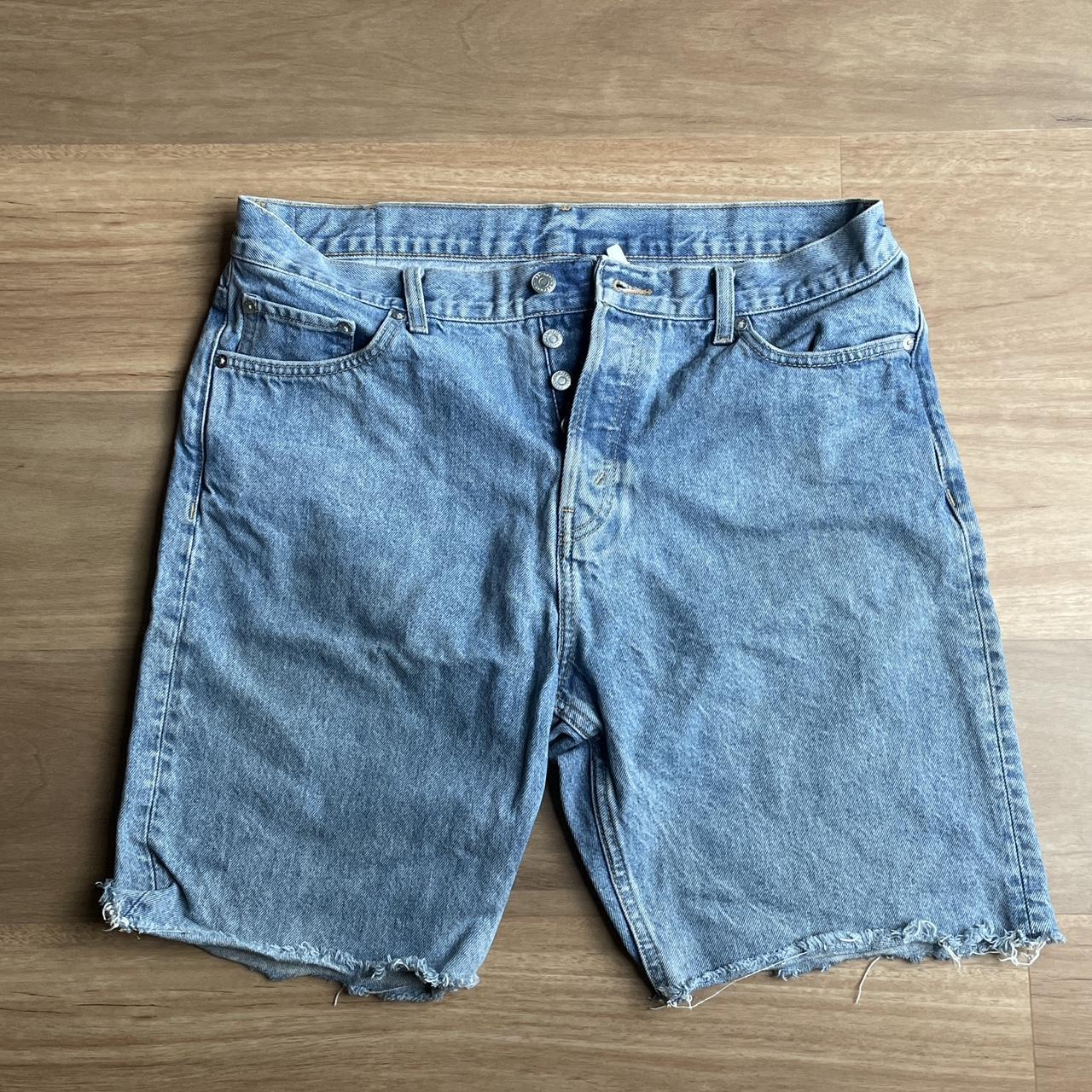 weekday jorts great condition jorts, perfect for... - Depop