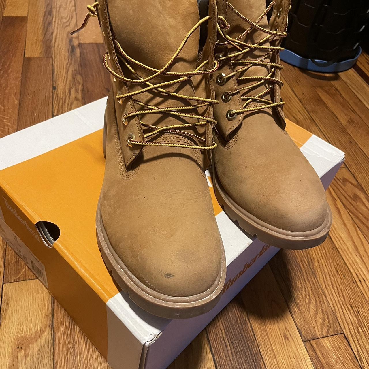 Timberlands size 10 great condition Worn a few... - Depop