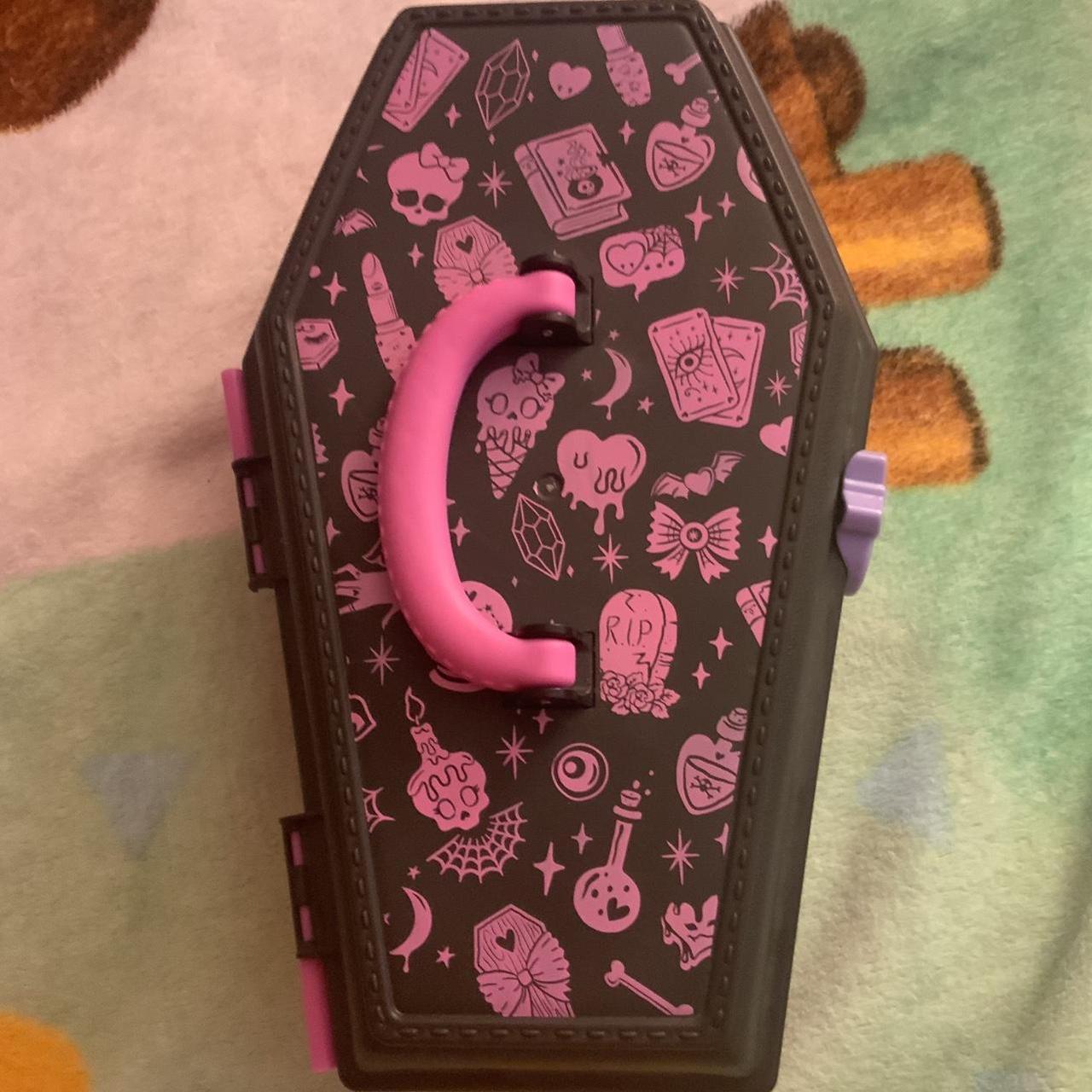 -monster high g3 gore-ganizer coffin-shaped... | Depop