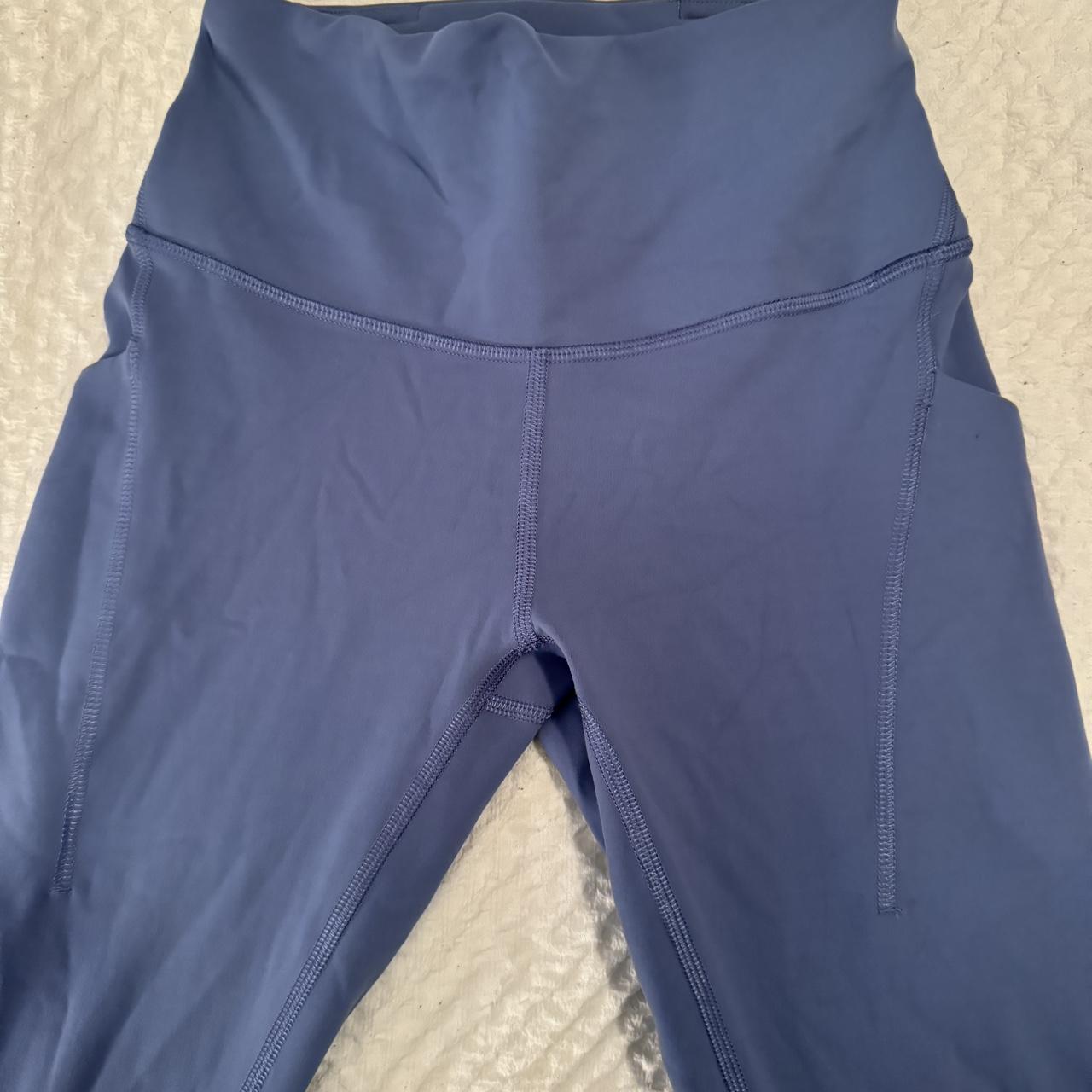 Oasis blue Lululemon wunder train with pockets 25”... - Depop