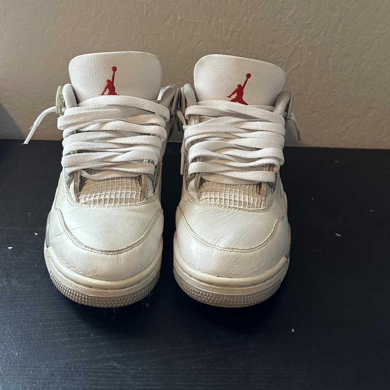 Jordan 4 white Oreo box top to box is messed up - Depop