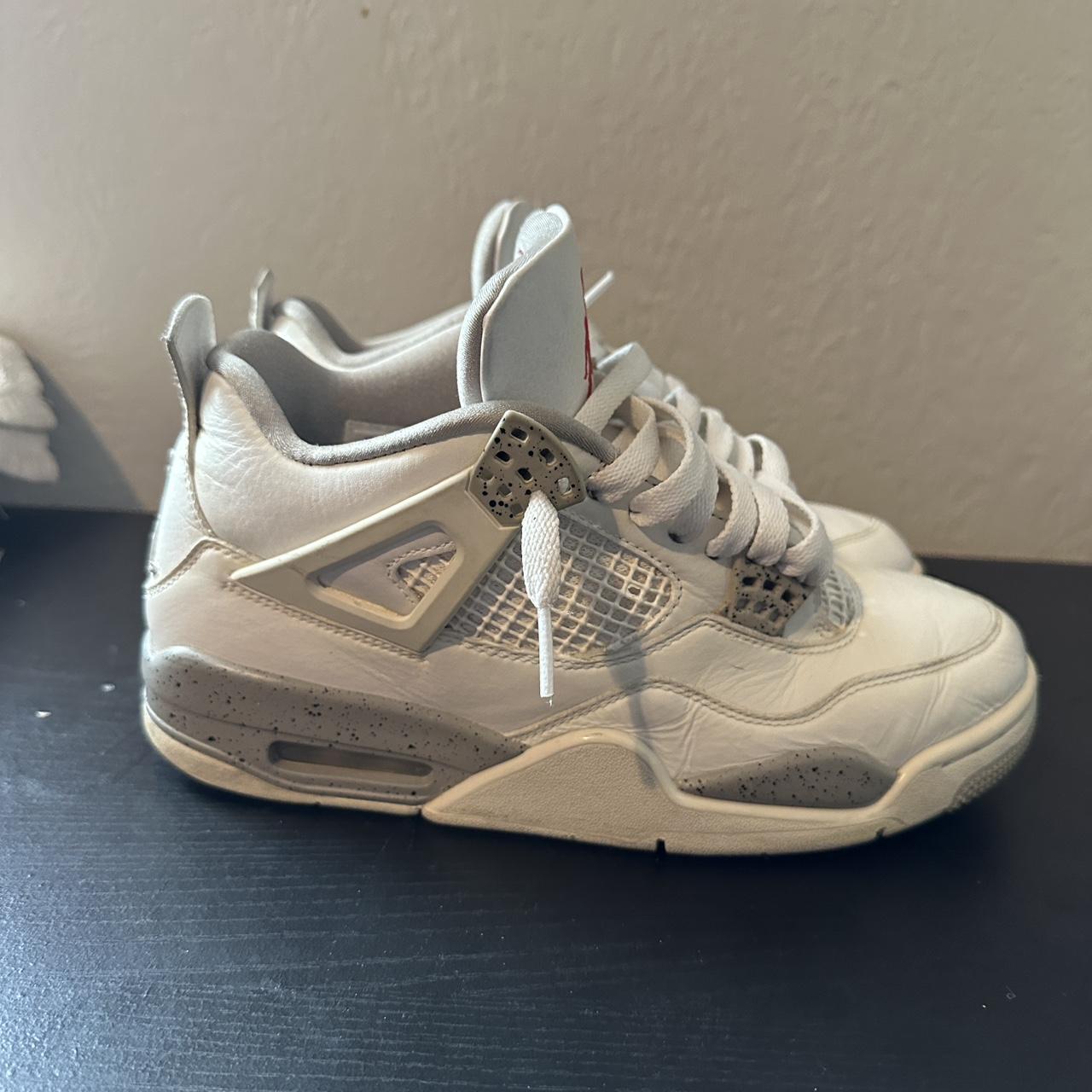Jordan 4 white Oreo box top to box is messed up - Depop