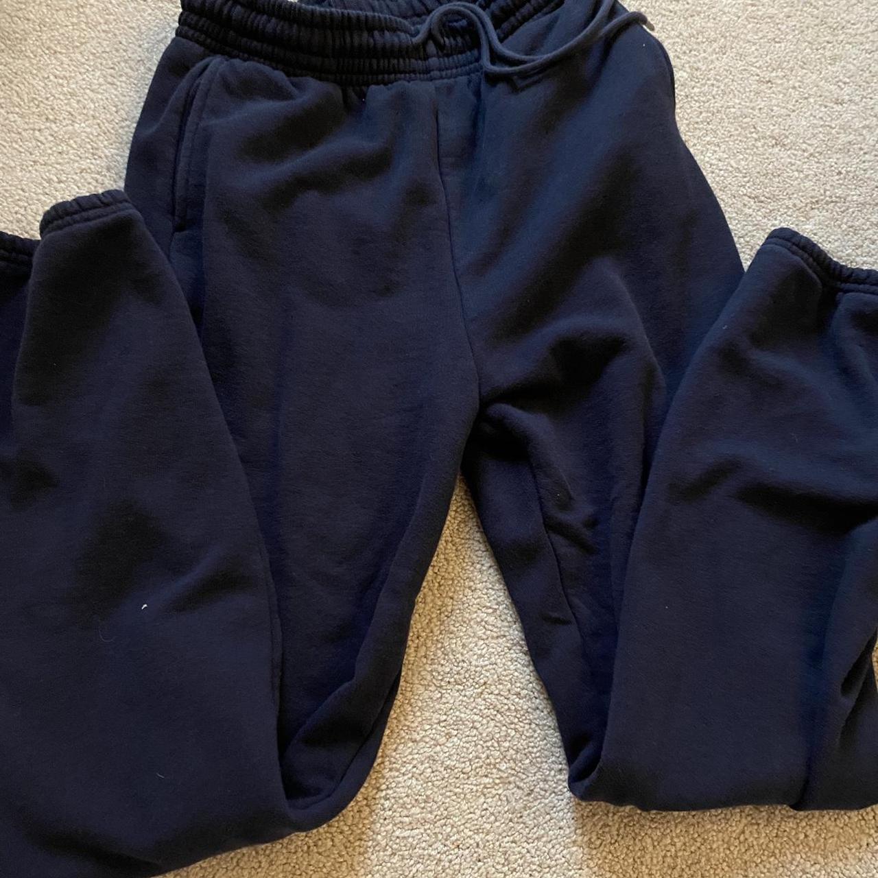 UNIQLO Women's Navy Joggers-tracksuits | Depop