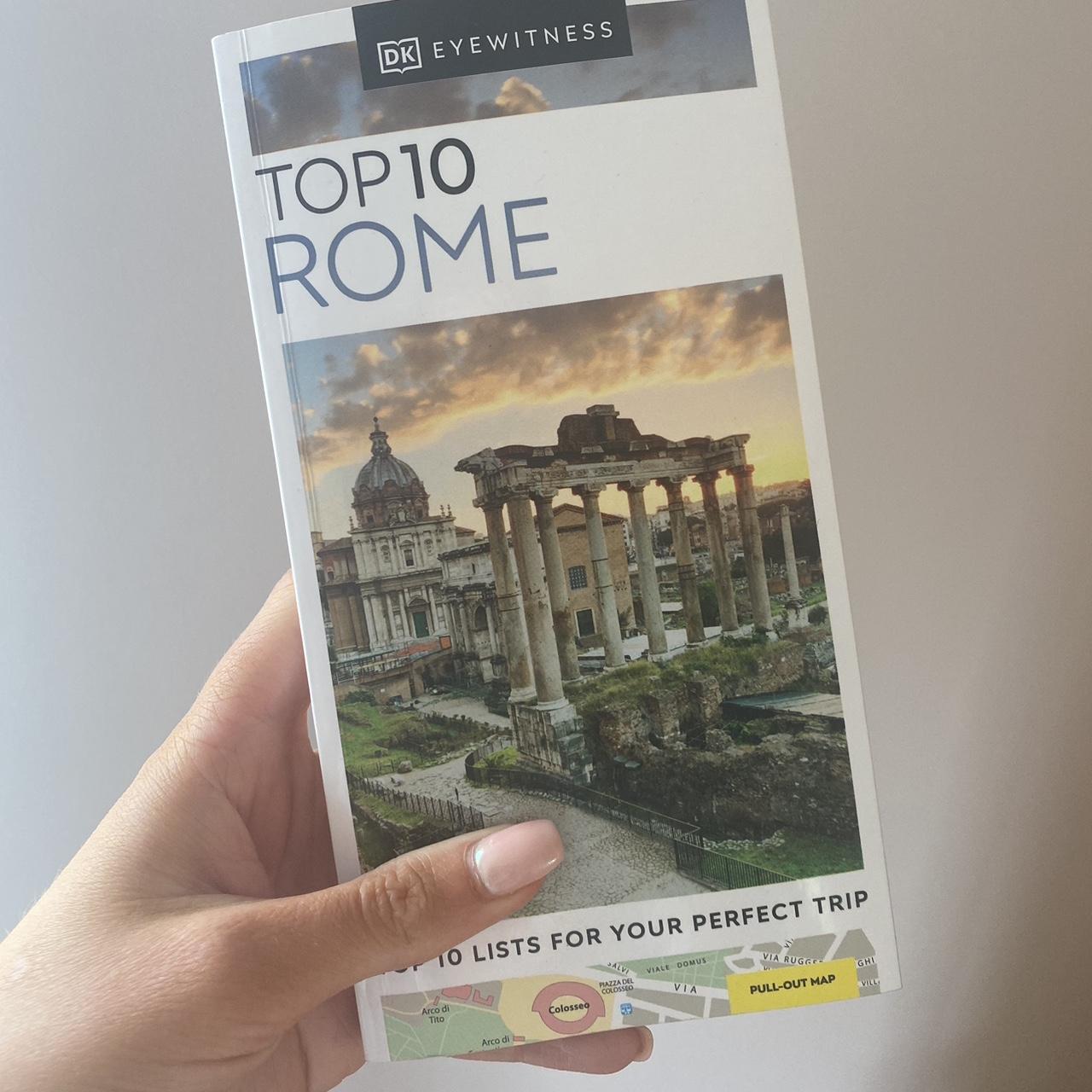 Top 10 Rome book travel guide, includes a pull out... - Depop