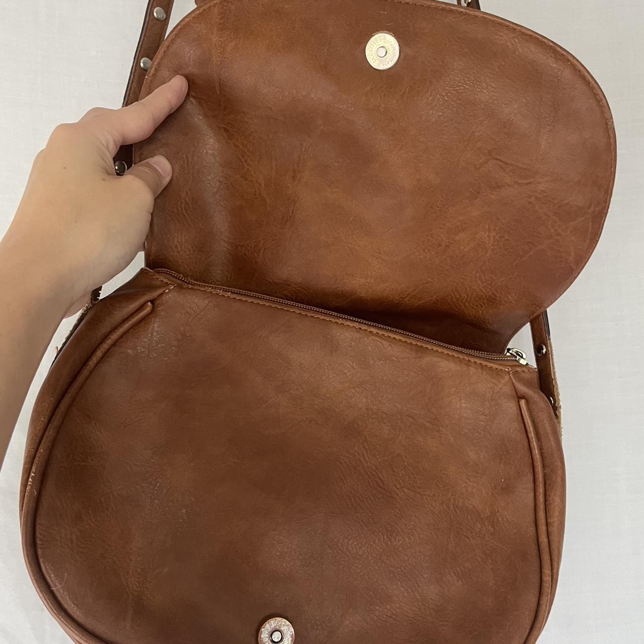 Vintage Studded MMS Purse •Brown •Studded front... - Depop