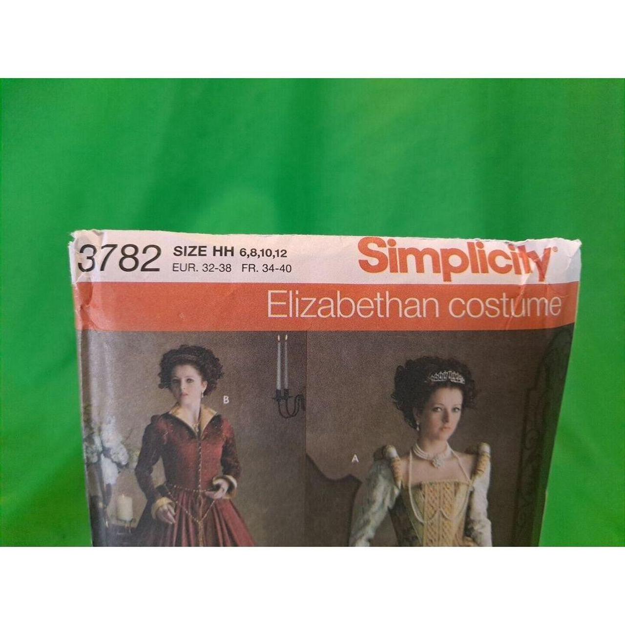 Simplicity Sewing Pattern 3782/ Elizabethan... - Depop